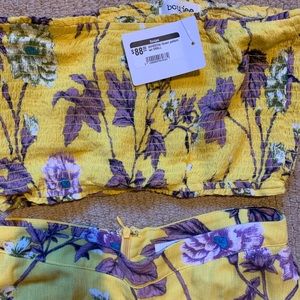 boujee | Pants & Jumpsuits | Yellow Pant Two Piece Set | Poshmark